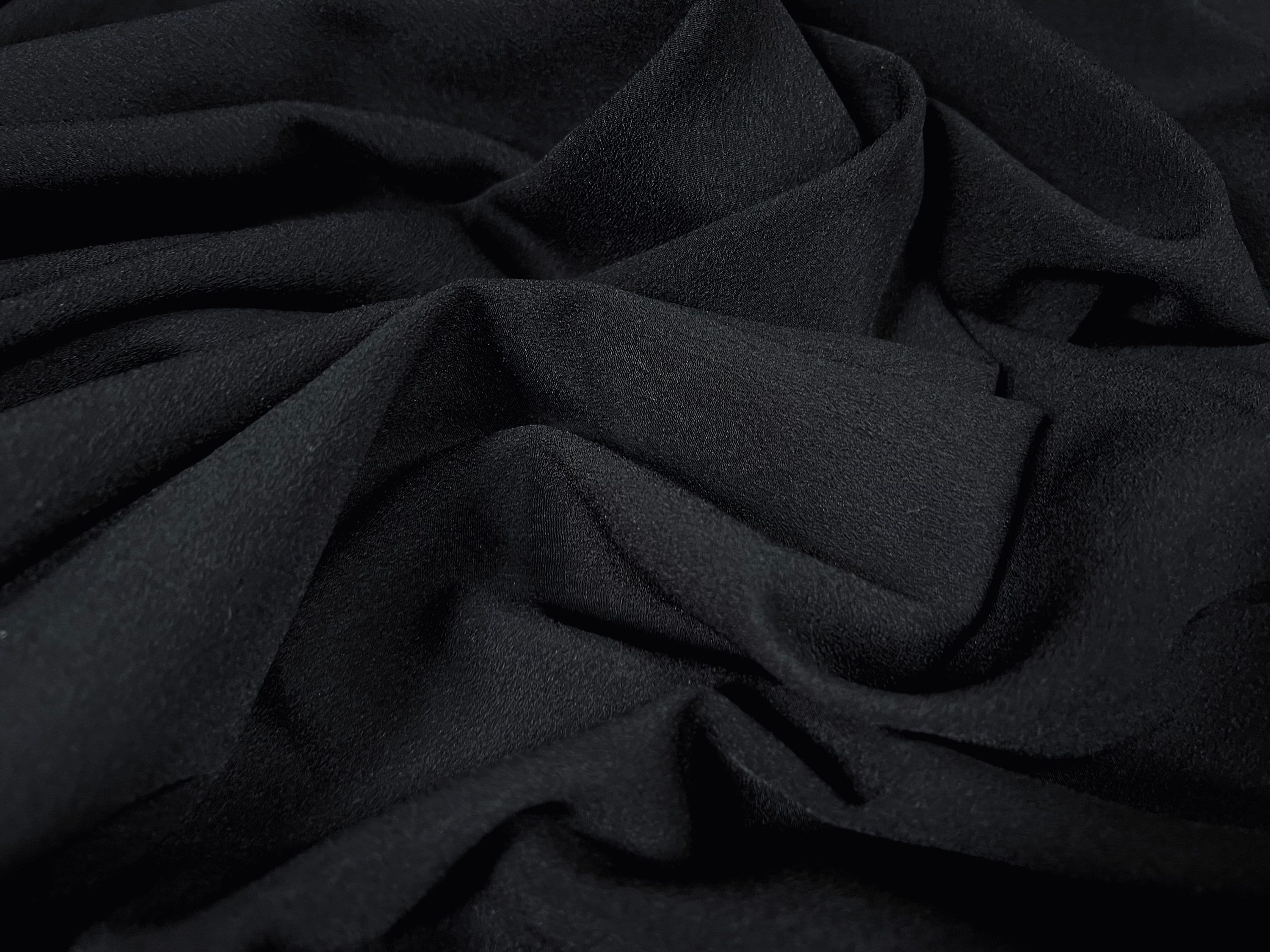 Zara Crepe Woven Dress Fabric With Comfort Stretch, per Metre - Plain ...