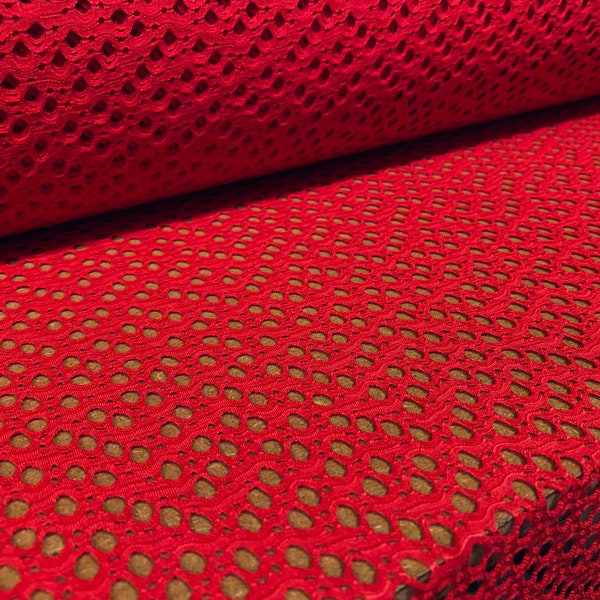 Crochet Knit Jersey Fabric - Etsy
