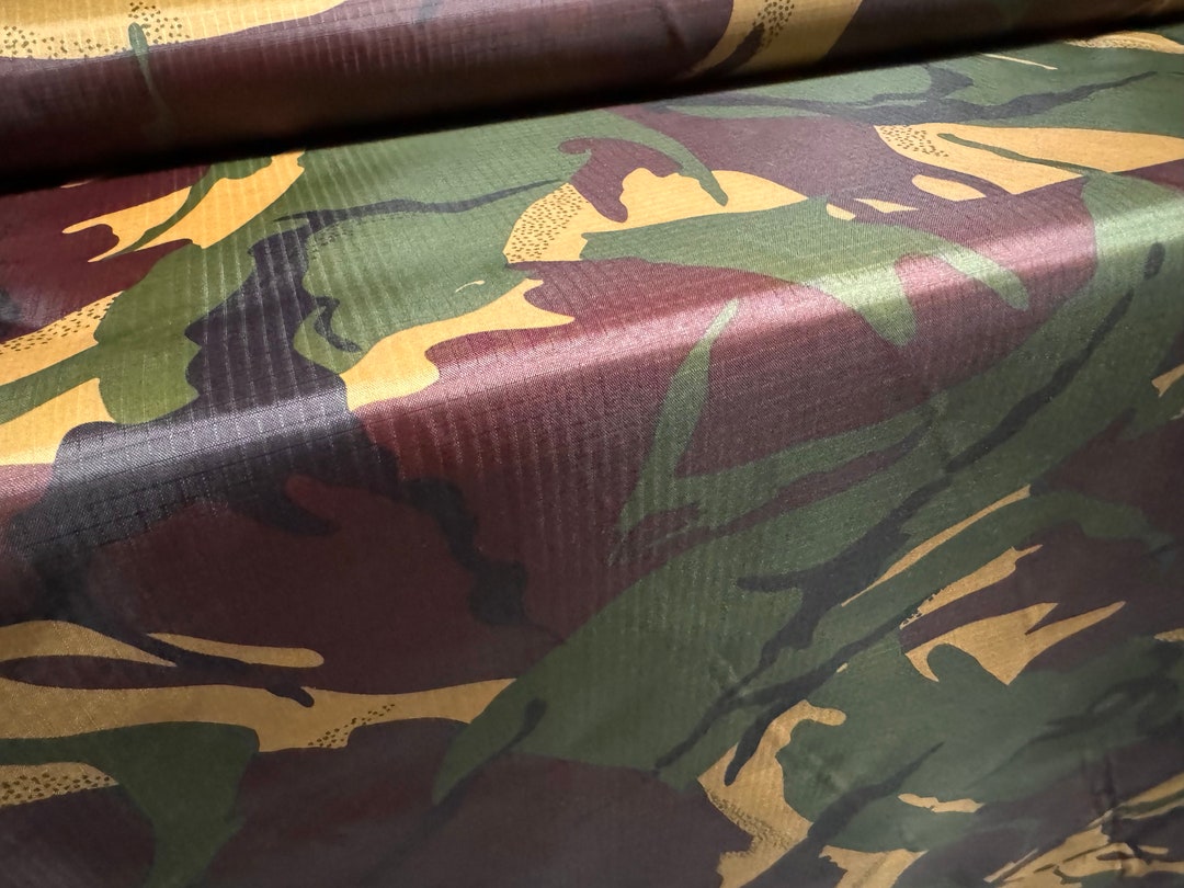 Ripstop Nylon Fabric, per Metre - Army Camouflage Print - Etsy