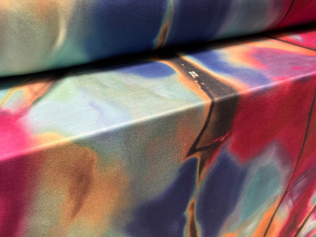 French Terry Loopback Sweatshirt Jersey Fabric, per Metre - Abstract ...