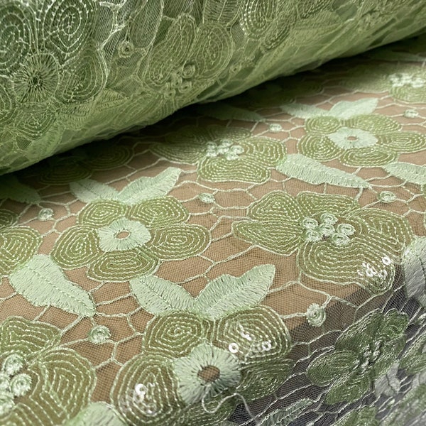 Embroidered Mesh - Etsy