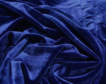 Ivory Stretch Velvet Fabric Velvet Fabric Yardage Fabric by the Yard 58 ...