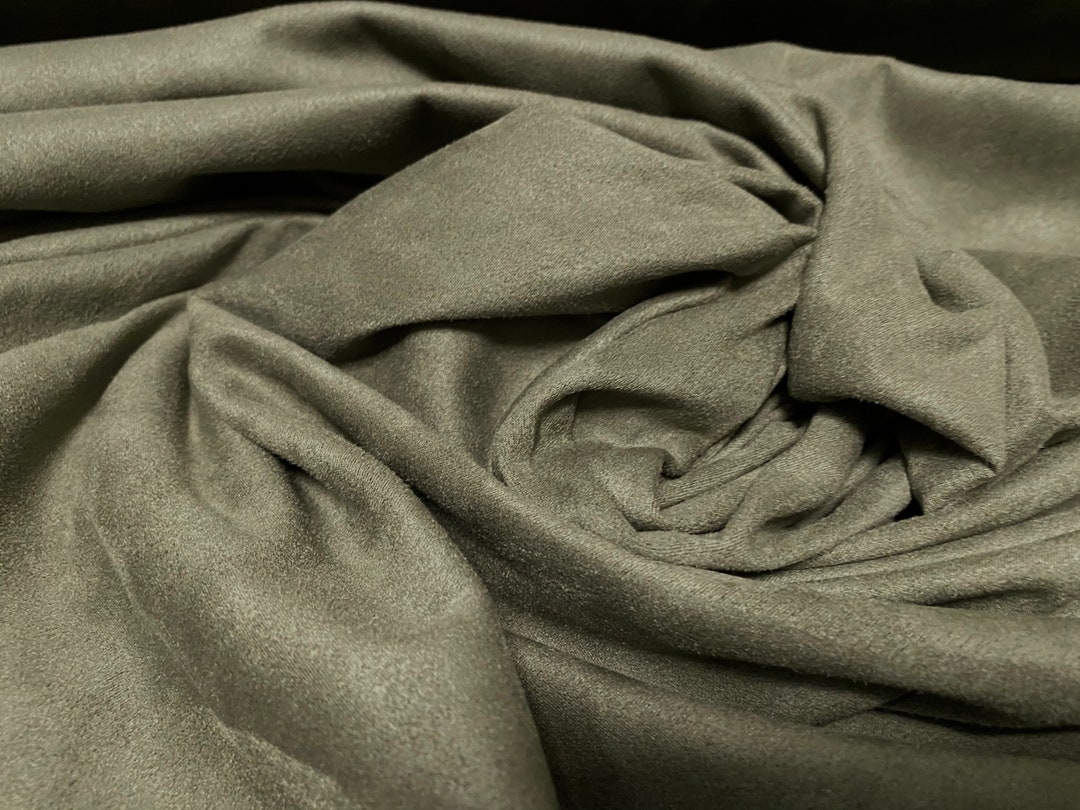 Scuba Suede Stretch Spandex Heavyweight Jersey Fabric, per Metre ...