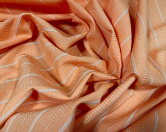 Orange Pinstripe Fabric - Etsy
