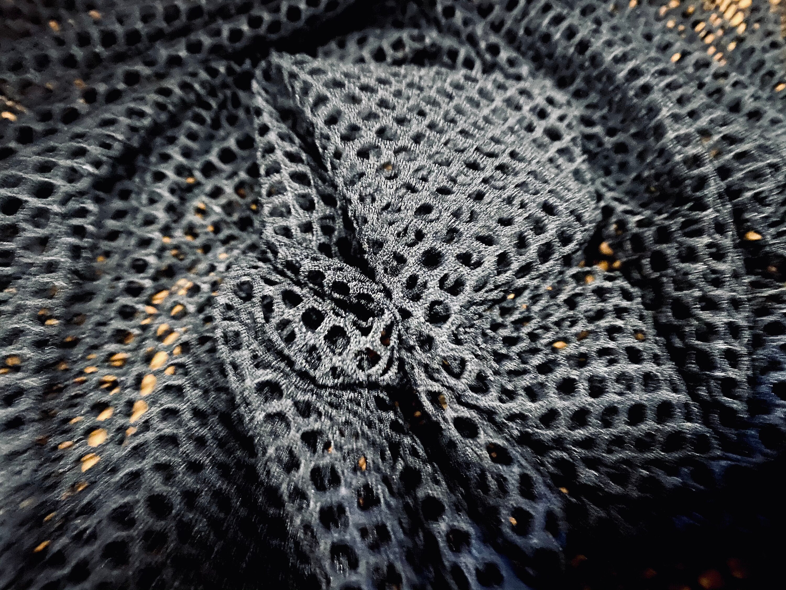 Fishnet Stretch Mesh Jersey Fabric per Metre Black - Etsy UK