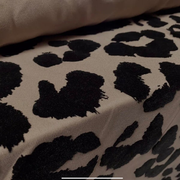 Large Cheetah Print Fabric - Etsy