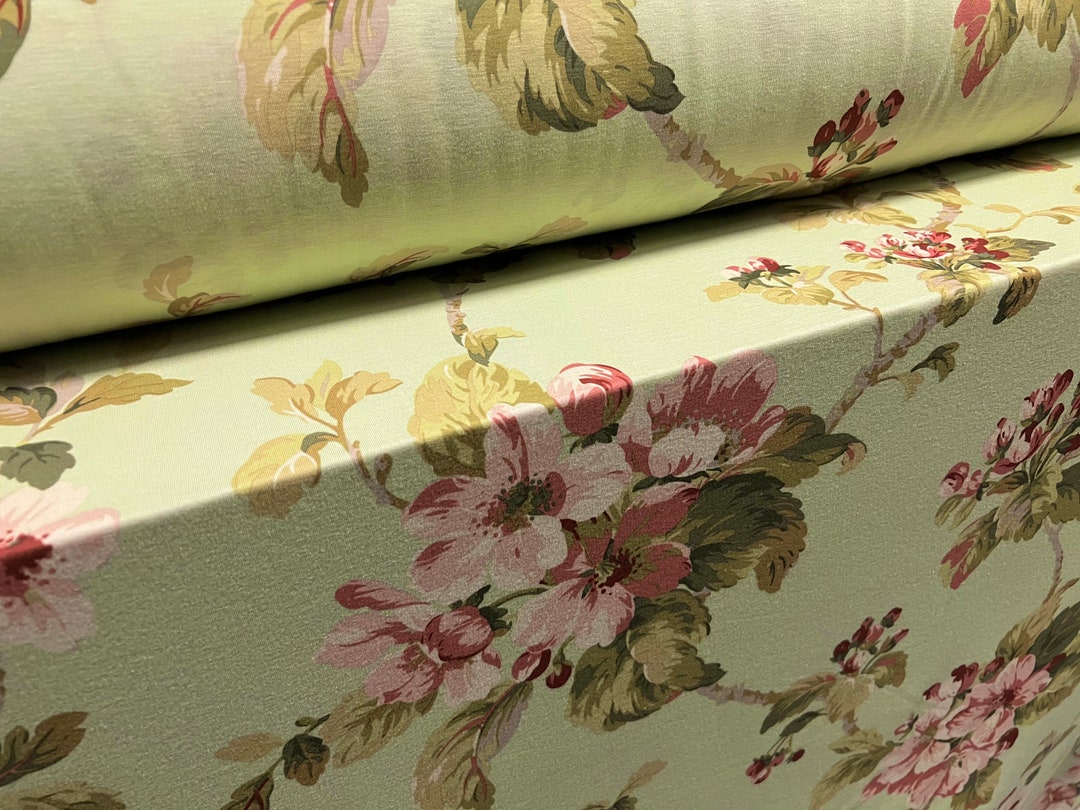 Soft Handle Stretch Spandex Jersey Fabric, per Metre - Rambling Rose ...