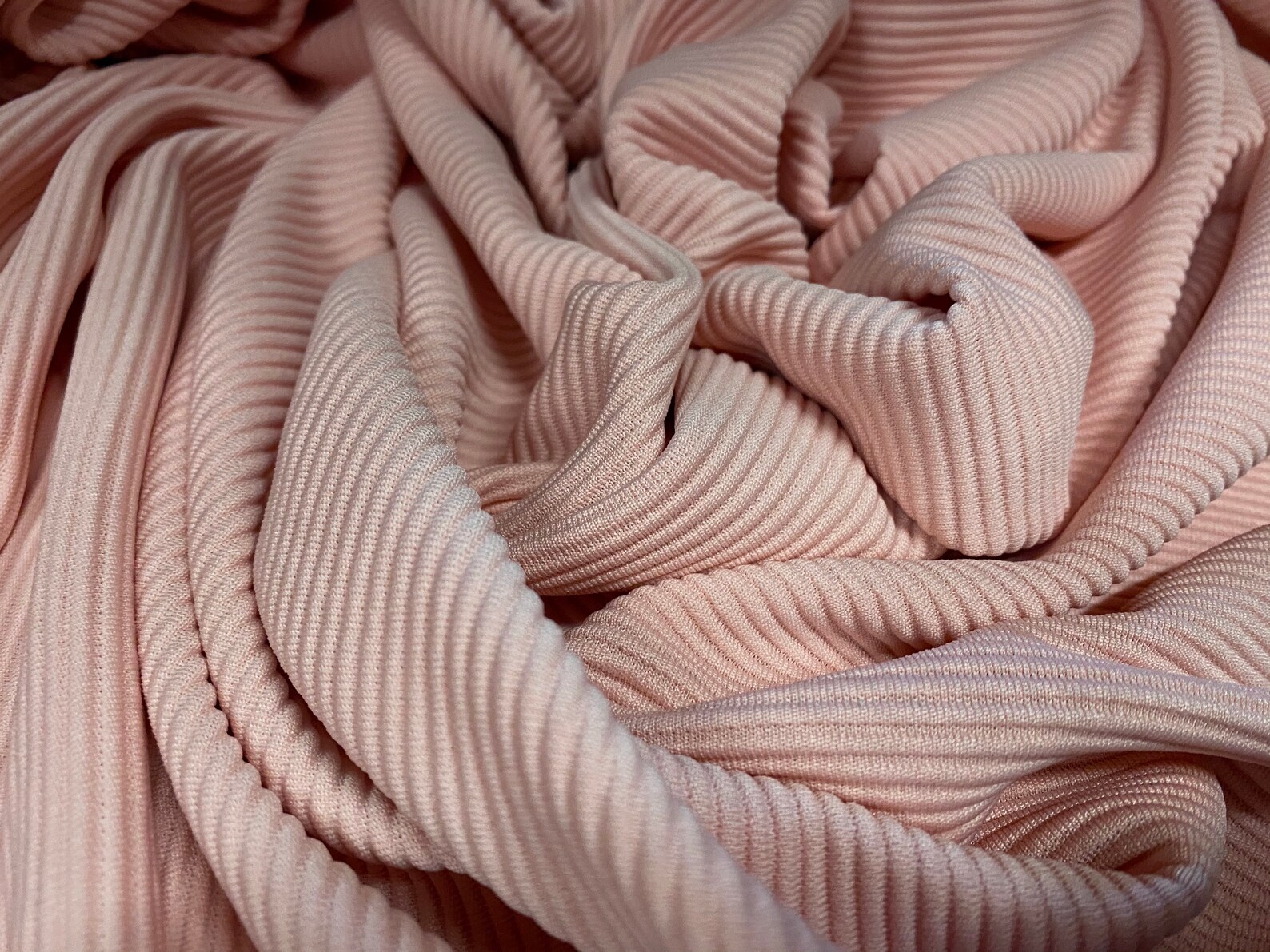 Ottoman Rib Stretch Jersey Fabric per Metre Baby Pink - Etsy