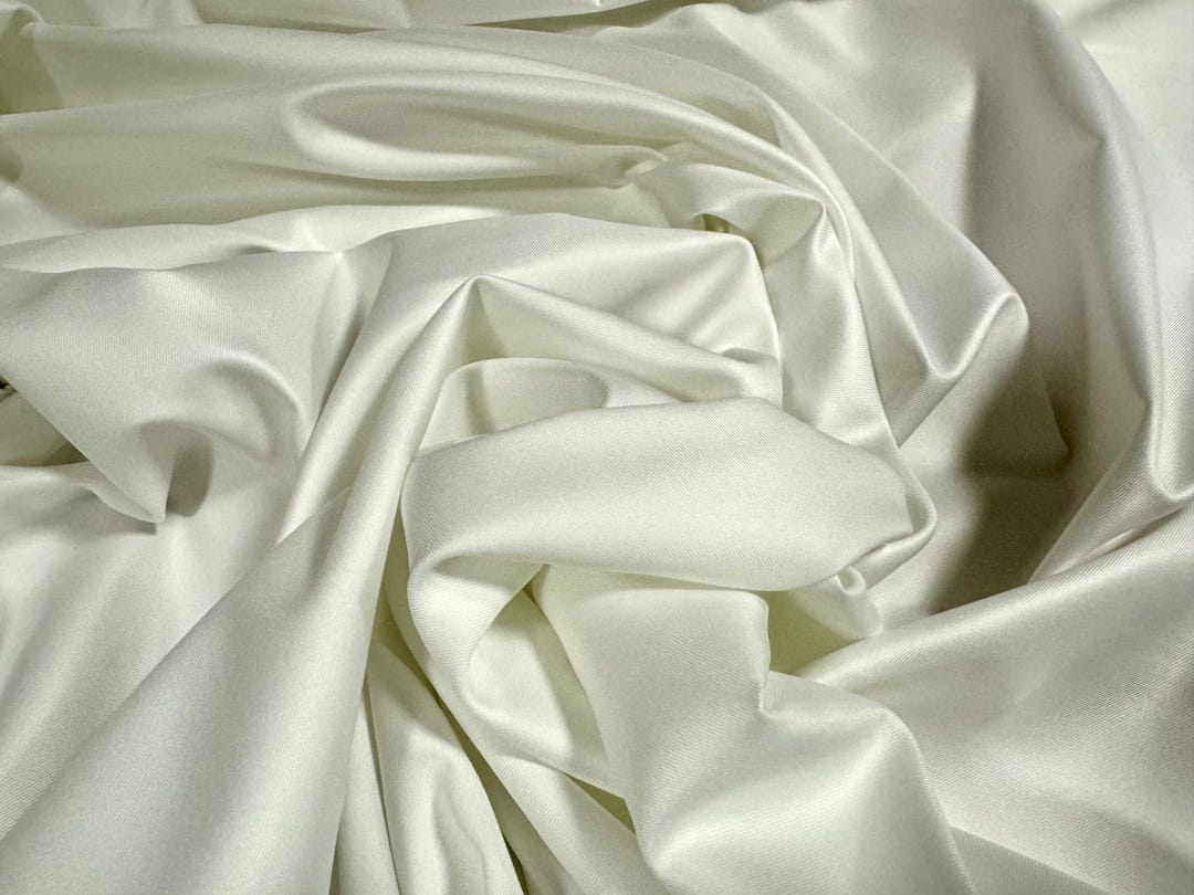 Pongee Woven Dress Fabric, per Metre - Plain - Winter White - Etsy