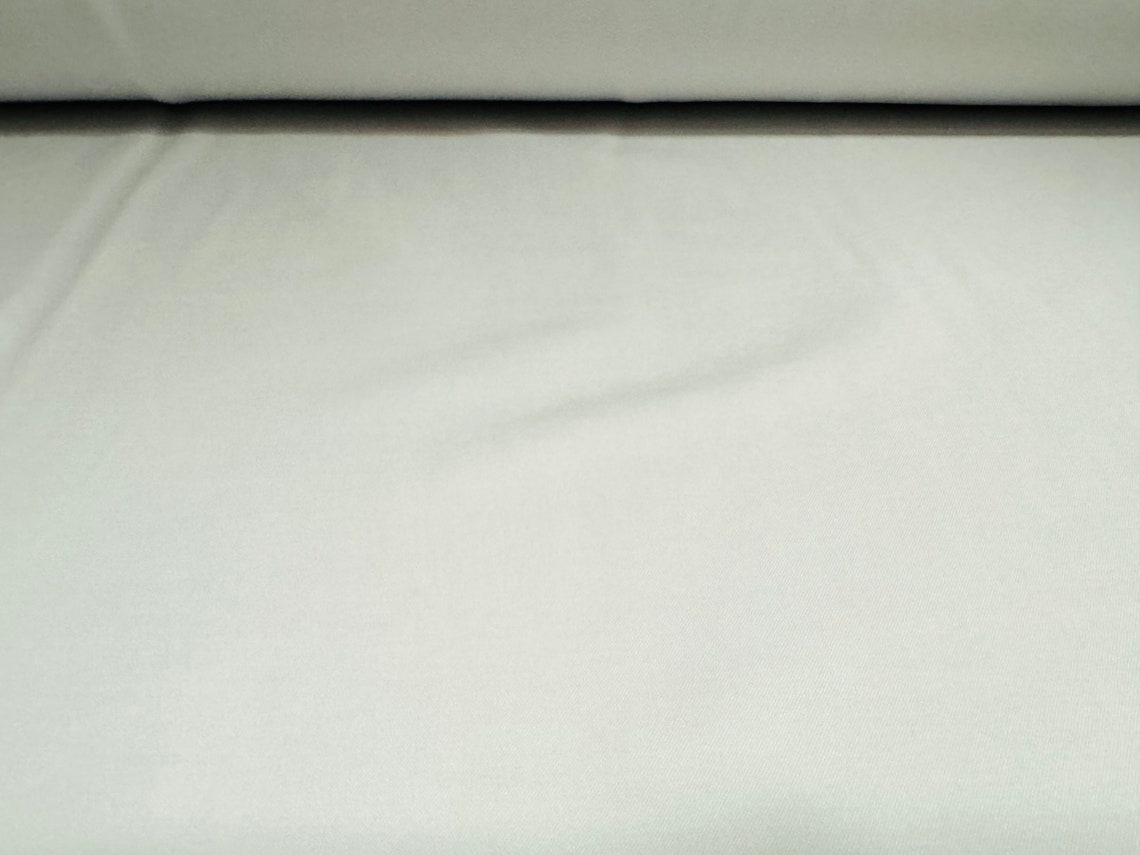 Bengaline Stretch Woven Trouser Fabric, per Metre - Plain - White - Etsy
