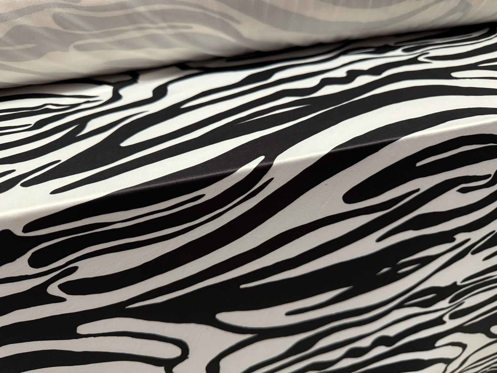 Soft Touch Stretch Spandex Jersey Fabric, per Metre - Zebra Animal ...