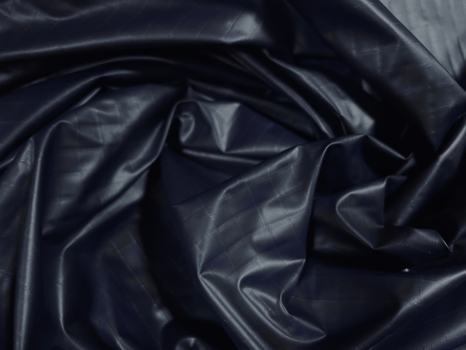 P.U. Coated Ripstop Nylon Fabric, per Metre Plain Navy Blue - Etsy