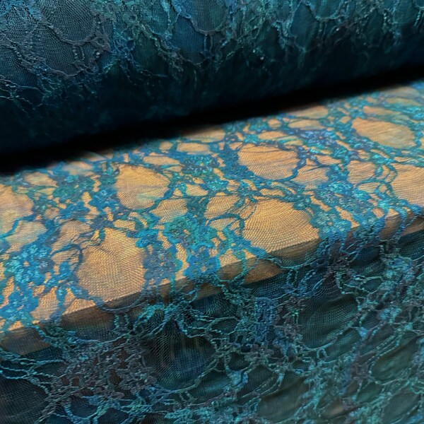 Teal Blue Fabric - Etsy