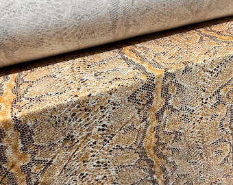 Gold Snakeskin Fabric - Etsy