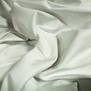 Bengaline Stretch Woven Trouser Fabric, per Metre - Plain - White - Etsy