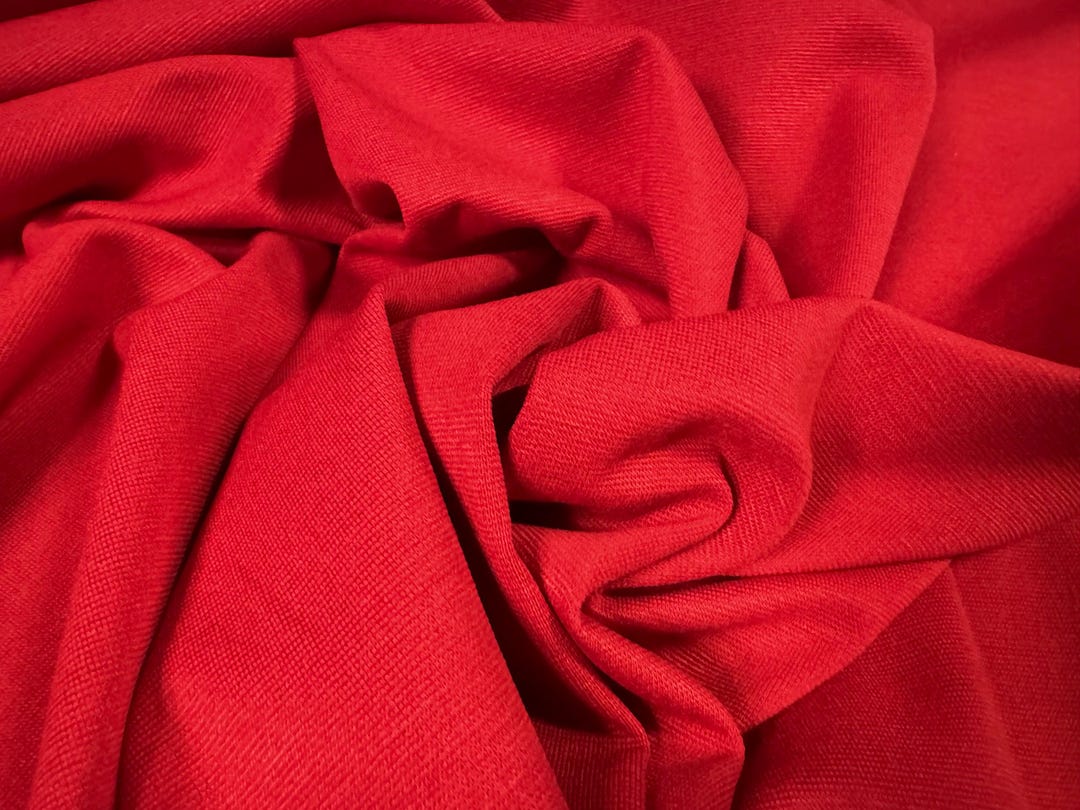 Ponte Roma Double Jersey Stretch Spandex Fabric, per Metre - Plain ...