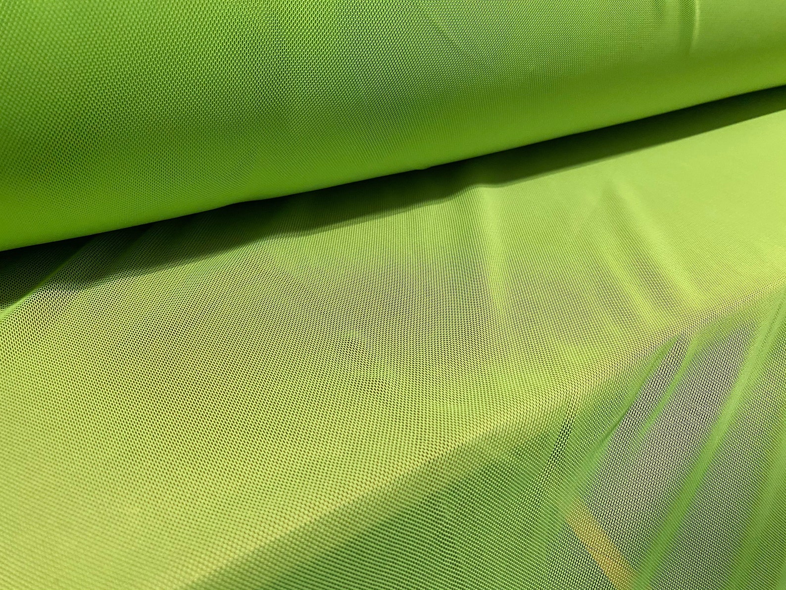 Mesh Net Fabric per Metre Bright Green - Etsy