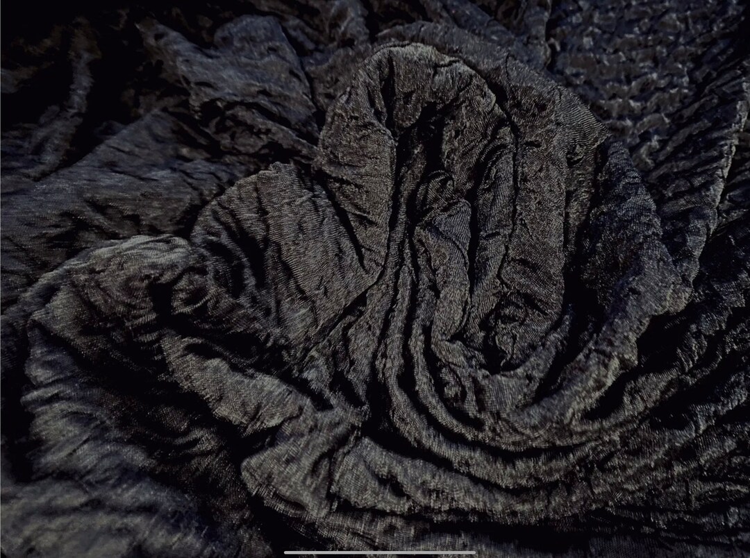 Blister Satin Stretch Double Jersey Jacquard Fabric, per Metre - Plain ...