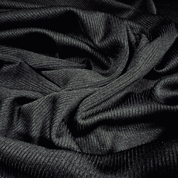 Ribbed Knit Fabric - Etsy