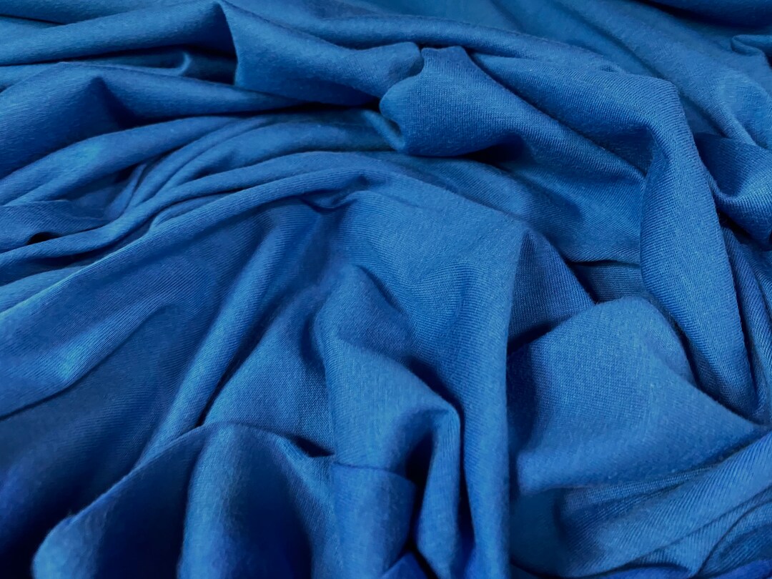 Cotton Single Jersey T Shirt Fabric, per Metre - Royal Blue - Etsy UK