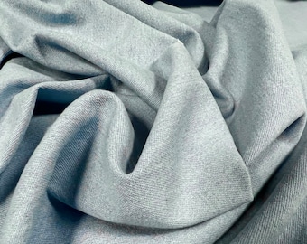 Light Colour Lightweight Washed 4oz Denim 100% Cotton Fabric Material ...