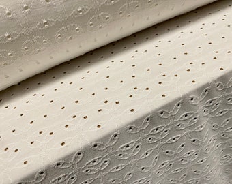 Stretch Eyelet Fabric | Etsy