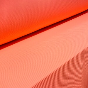 Ottoman Rib Stretch Jersey Fabric , per Metre - Neon Coral - Etsy