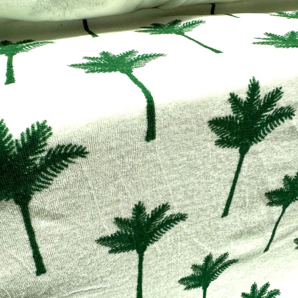 White Cotton Towelling Fabric - Etsy