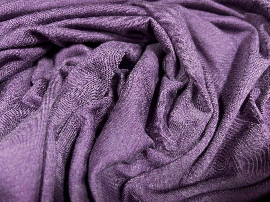 Viskose Elasthan Stretch Single Jersey Stoff, Meterware - uni - meliert ...