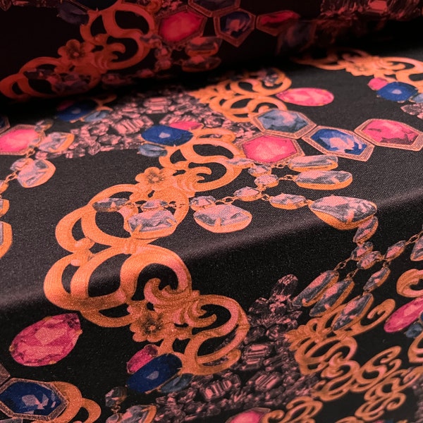 Gemstone Fabric - Etsy