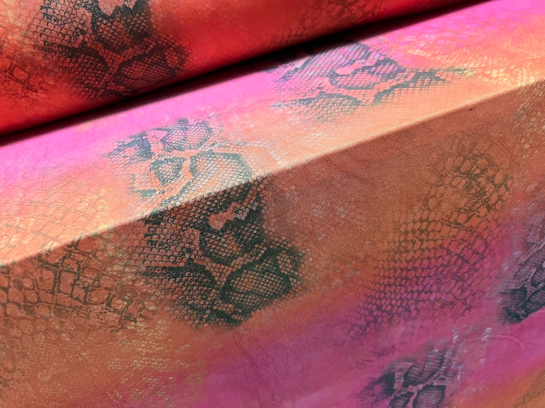 Power Mesh Net Stretch Spandex Fabric, per Metre - Distressed Snakeskin ...