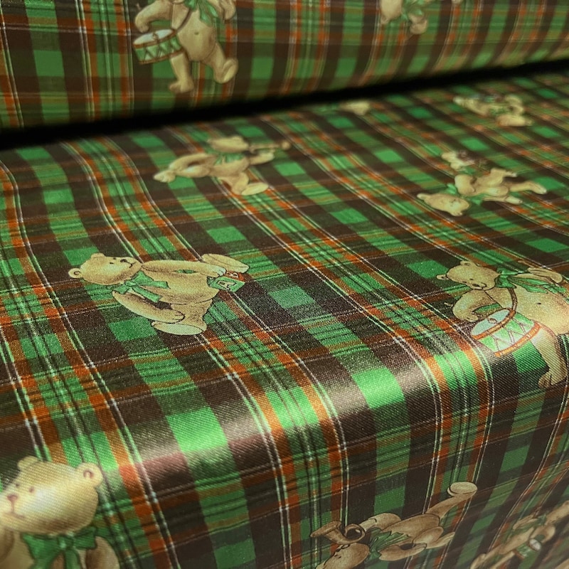 Teddy Bear Satin Fabric - Etsy