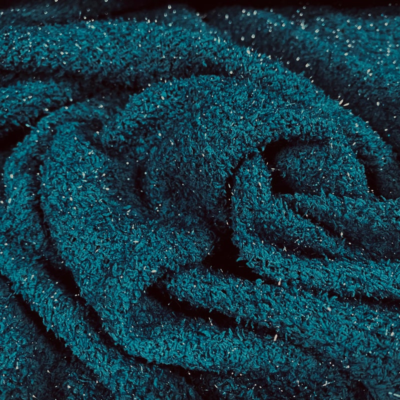 Blue Lurex Fabric - Etsy