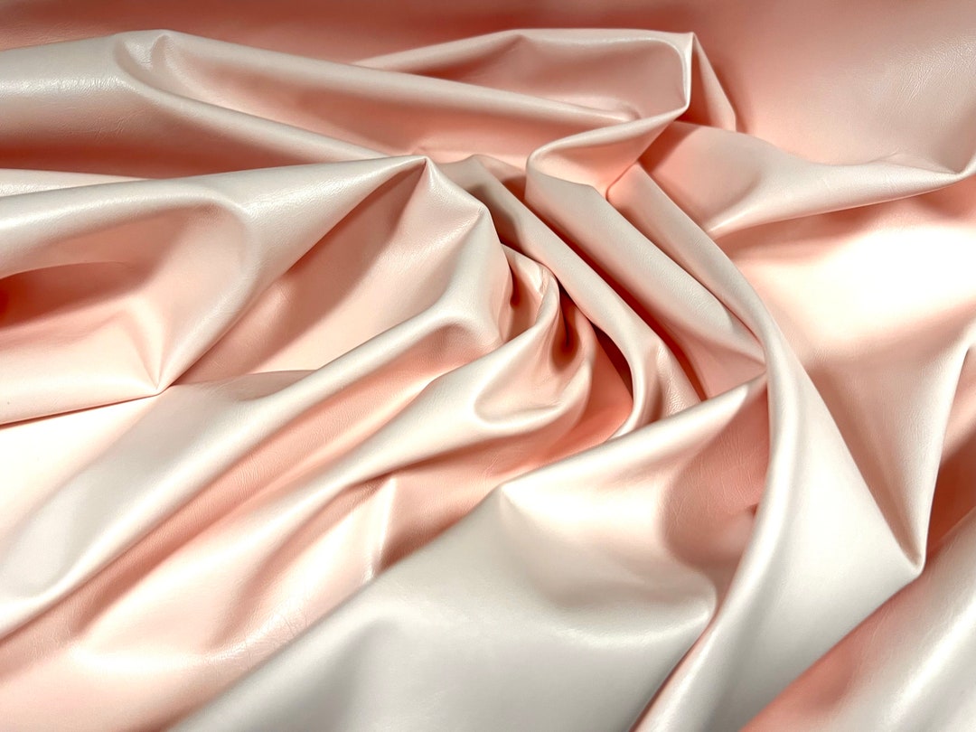 Stretch Pvc Spandex Faux Leather Fashion Fabric, per Metre Plain Baby ...