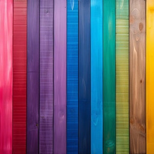 Colored Wall Rainbow Texture: Glass Print Wall Art - Vibrant Hues ...