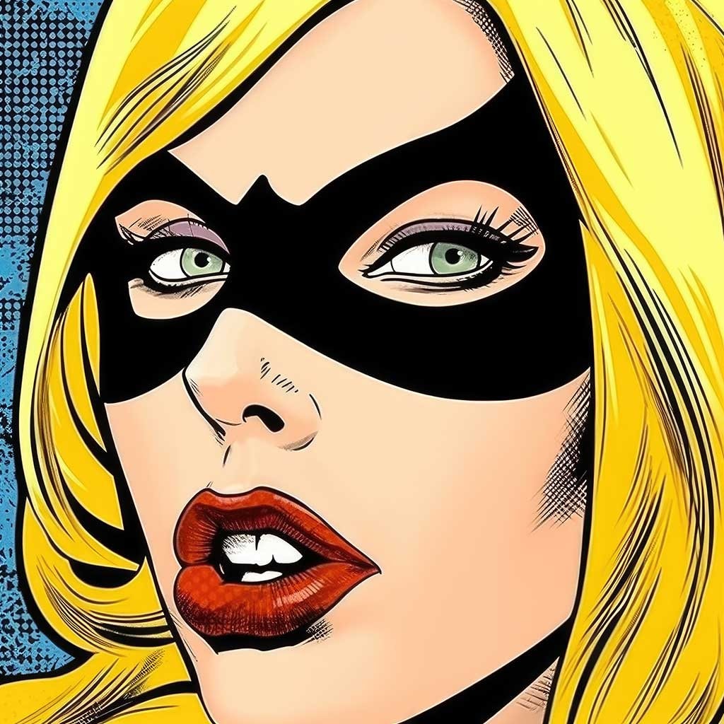 Fierce Heroine: Comic Pop Art of a Hot Superhero Woman on - Etsy