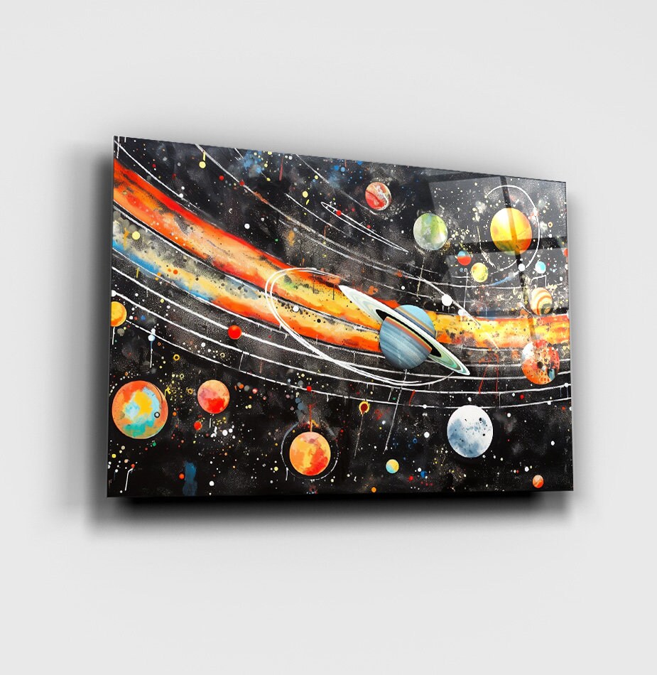 Solar System Graffiti: Explore the Universe With This Vibrant Abstract ...