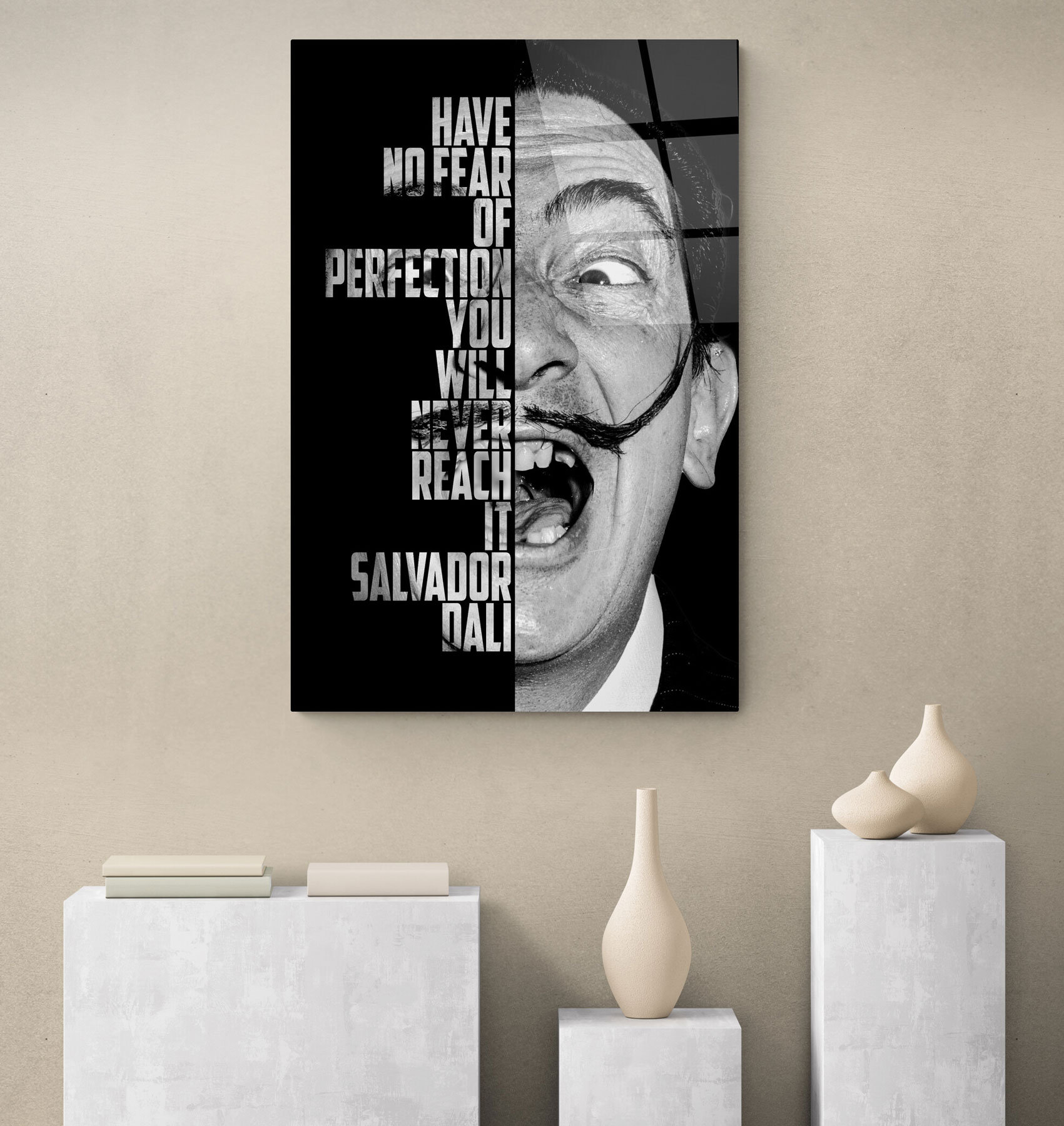 Salvador Dali Inspirational Quote Wall Art Glass - Etsy