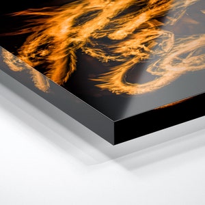 Fire Art 3-abstract Art-wall Art Glass Printing-modern Home Decor Ideas ...