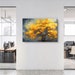 Yellow Trumpet Tree Abstract Artwork: Vibrant Floral Elegance in ...