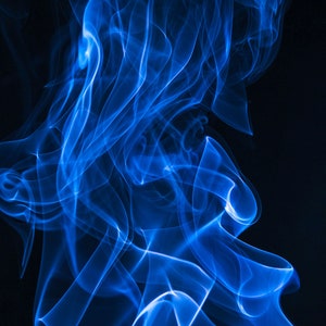 Blue Smoke-wall Art Glass Printing-modern Home Decor Ideas Art Glass ...