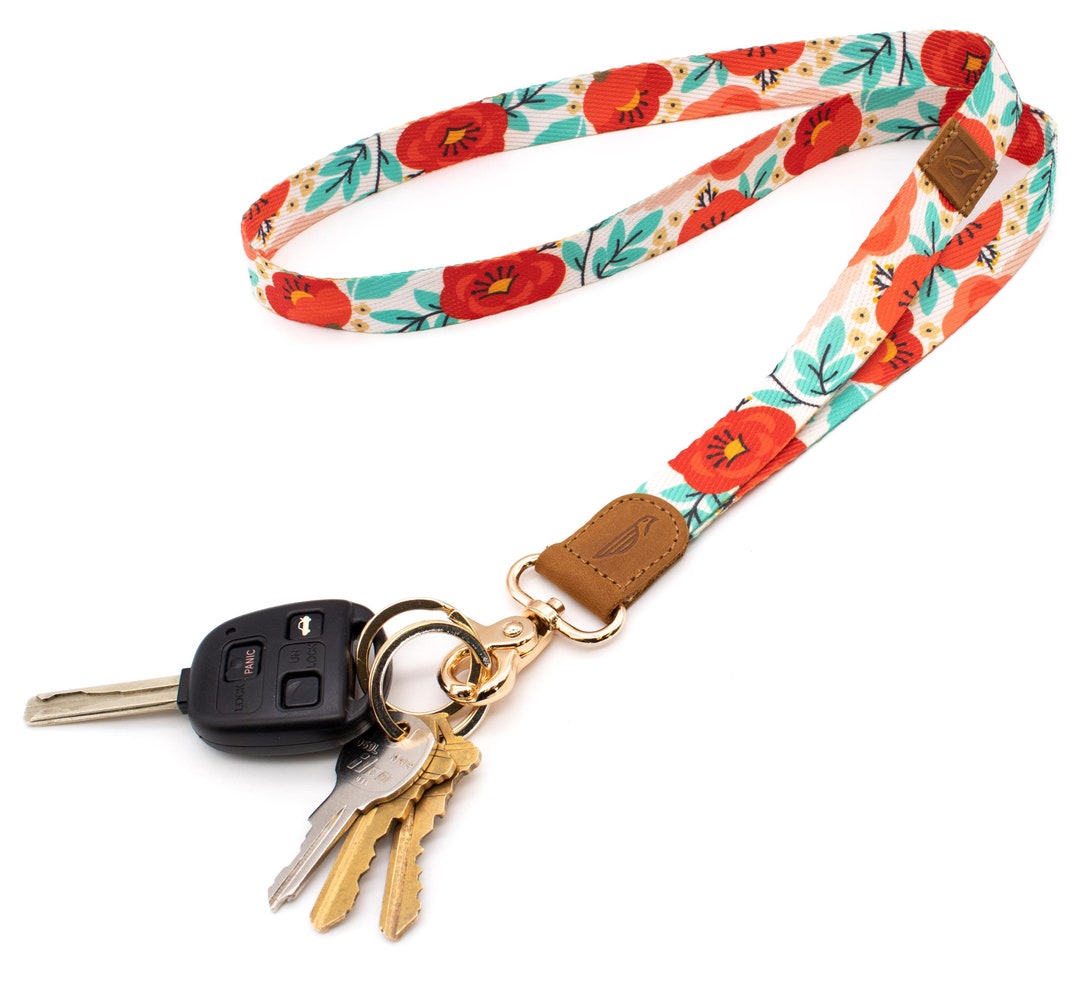 Neck Lanyard for Keys | Patterned Key Lanyard | ID Badge Holder | Nurse ...