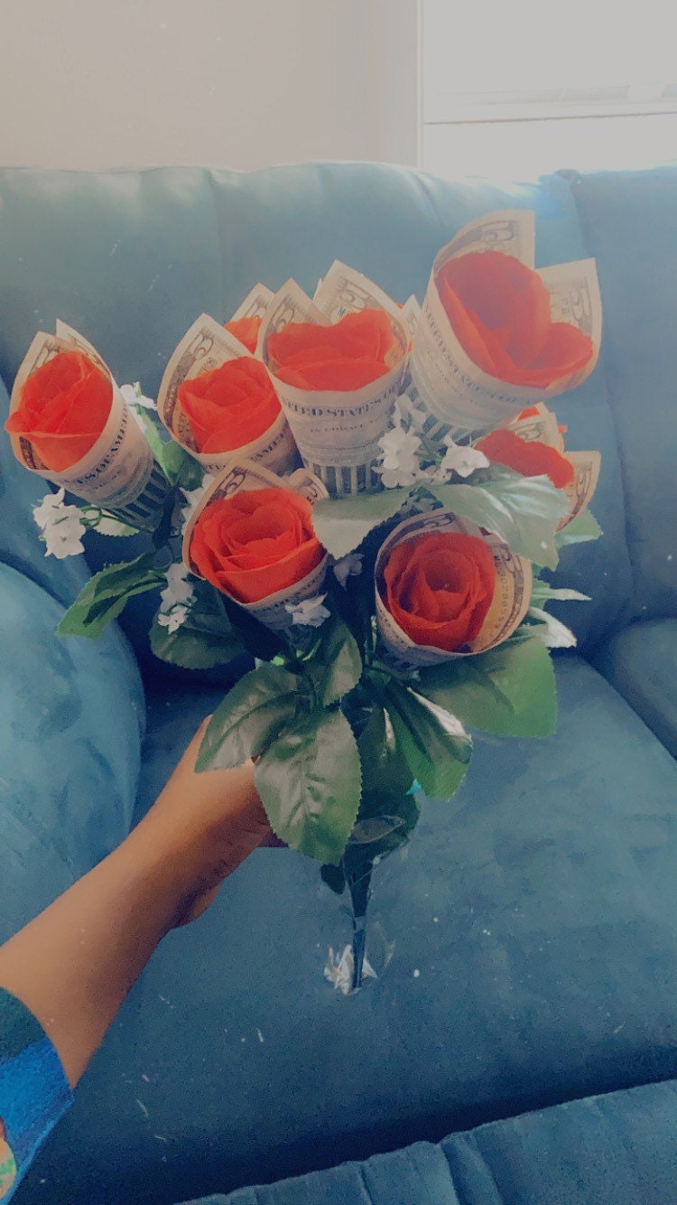 Money Rose Bouquet | Etsy