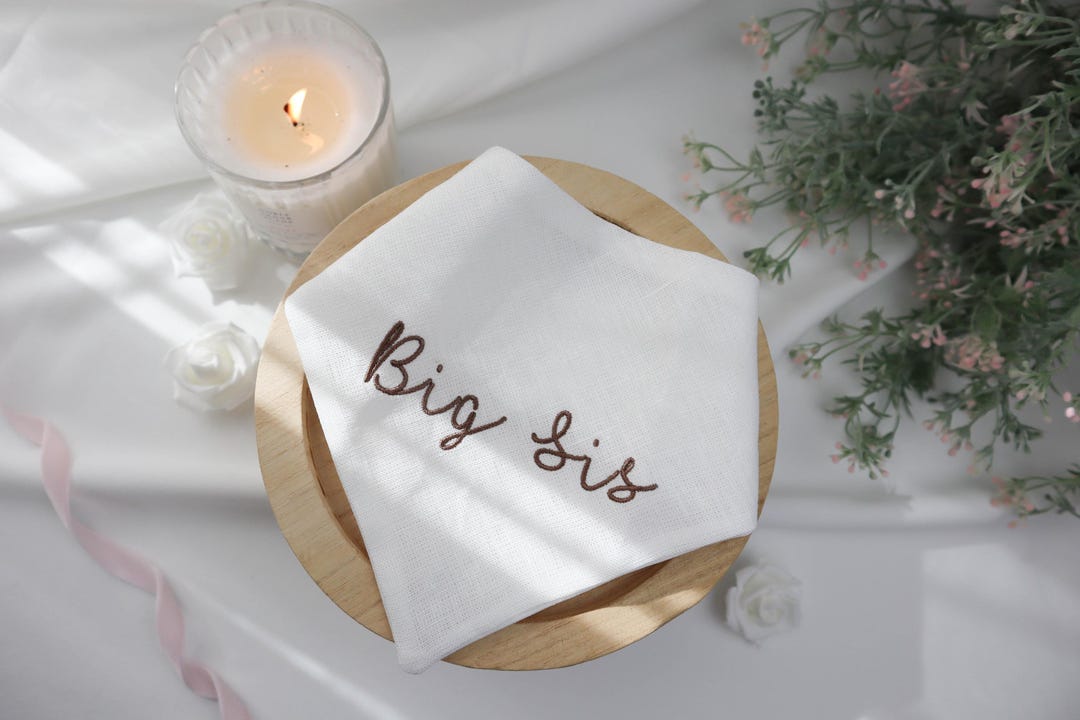 Big Sis Custom Pregnancy Announcement Dog Bandana With Snap Im a Big ...