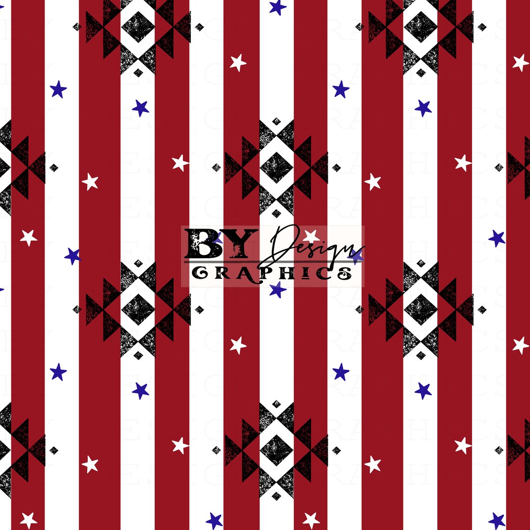 Western July 4th Seamless | Independence Day Seamless | Boys Western ...