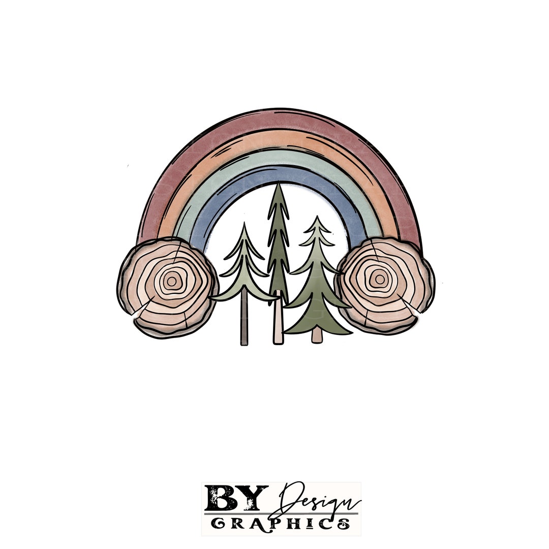Earthy Rainbow PNG Rainbow Sublimation Rainbow PNG Neutral Rainbow PNG ...