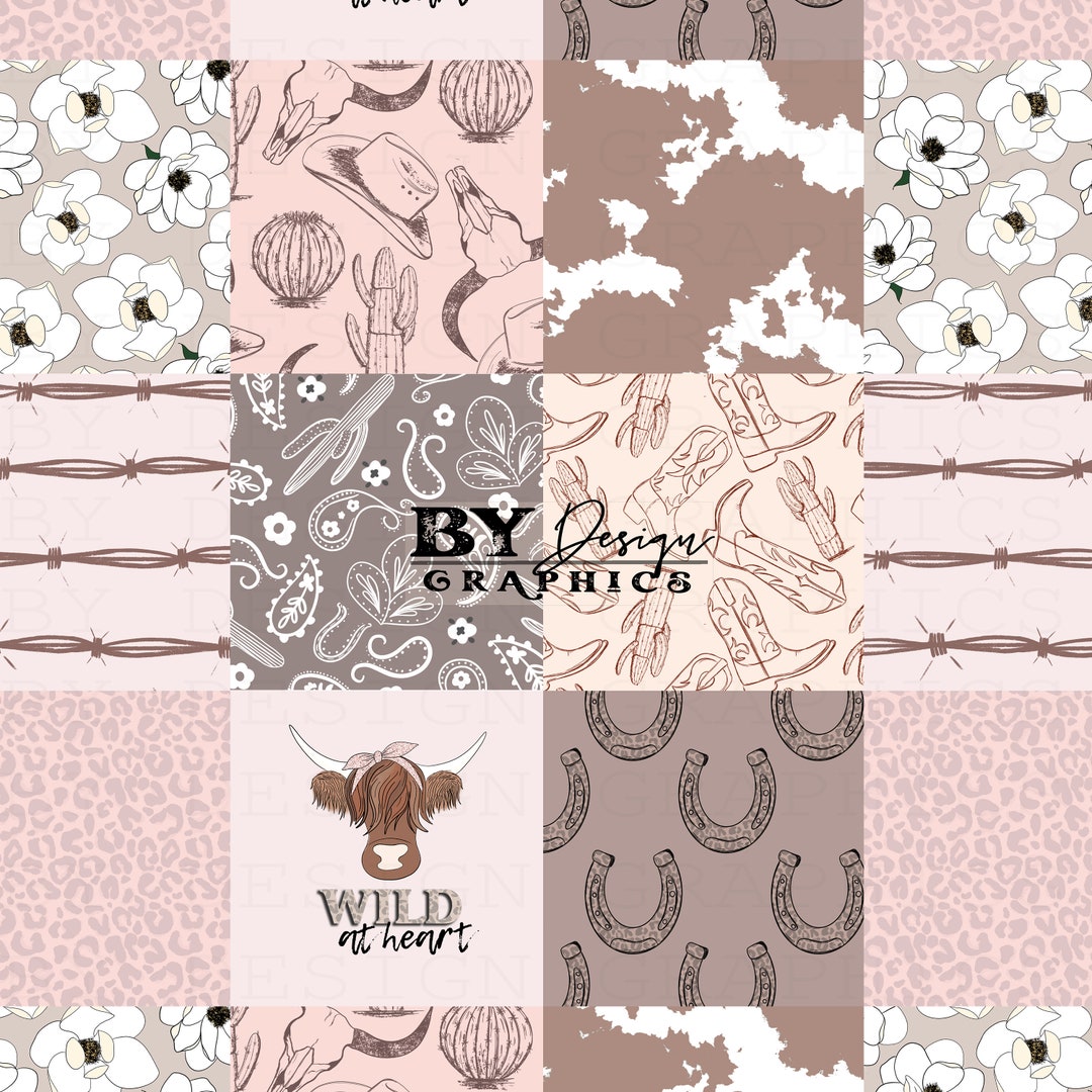 Patchwork Seamless | Farm Quilt Seamless | Western Patchwork Seamless ...