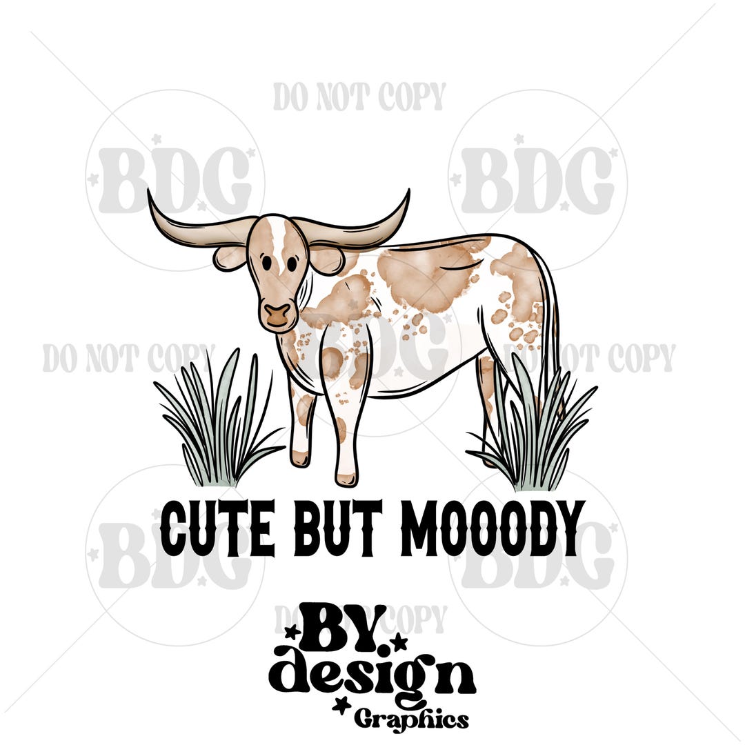 Cute but Moody PNG | Gender Neutral Cattle Png | Gender Neutral Cow Png ...