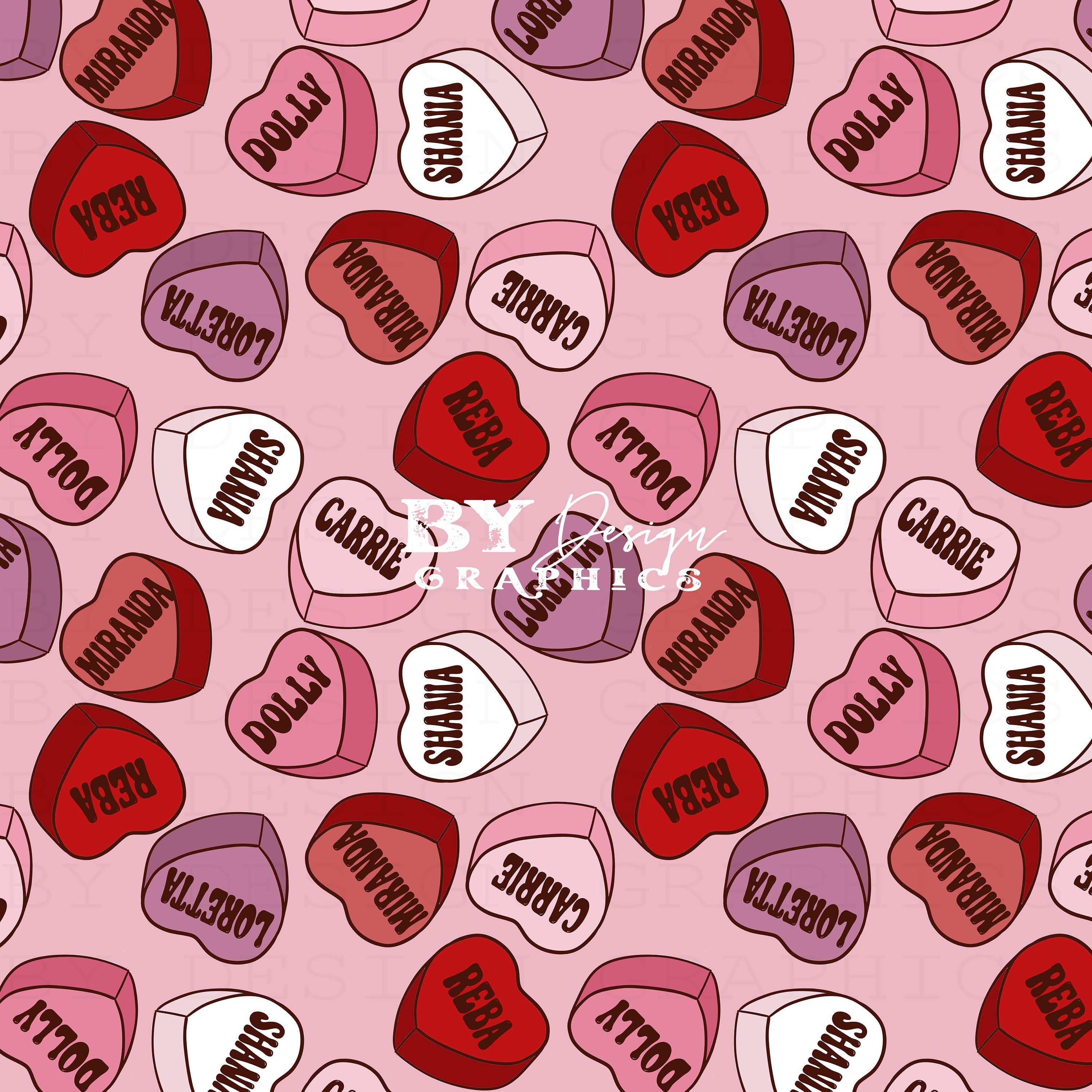 Country Sweetheart Seamless | Country Singer Seamless | Valentines ...