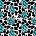Western Turquoise Seamless | Turquoise Cow Print Seamless | Cow Print ...